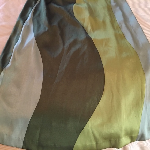 Harari | Dresses | Nwt Green Silk Harari Dress | Poshmark